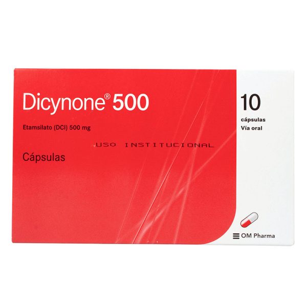 Dicynone 500 Mg 10 Cápsulas – Drogueria Sanigi