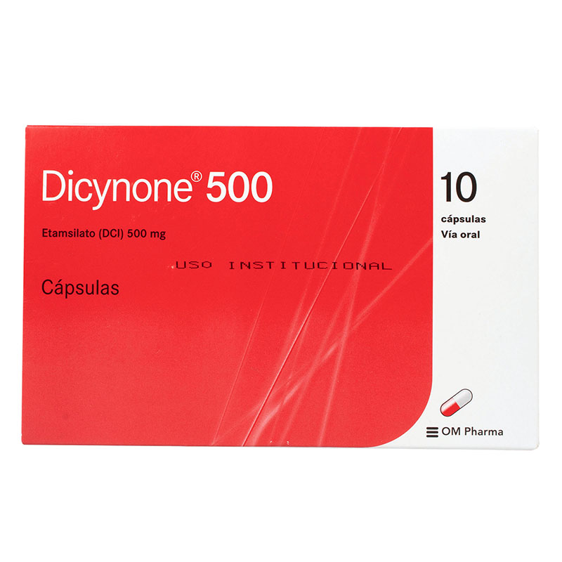 Dicynone 500 Mg 10 Cápsulas – Drogueria Sanigi