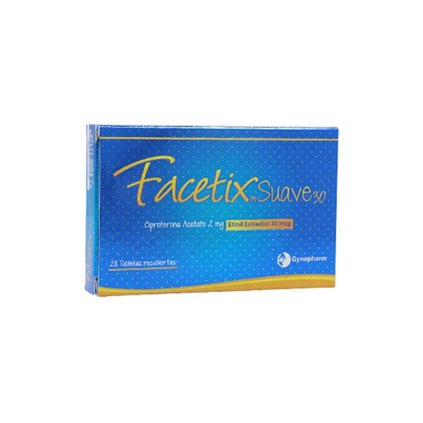 Facetix Suave 30 Mg 28 Tabletas (Pdb)(3%+) – Drogueria Sanigi