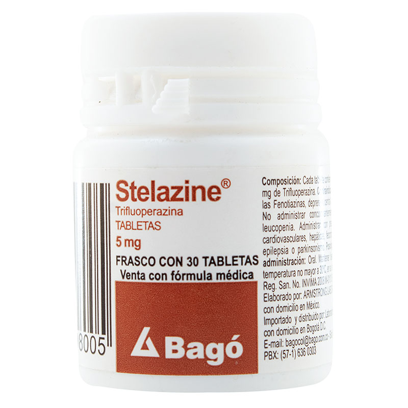 Stelazine 5 Mg 30 Tabletas – Droguería Sanigi