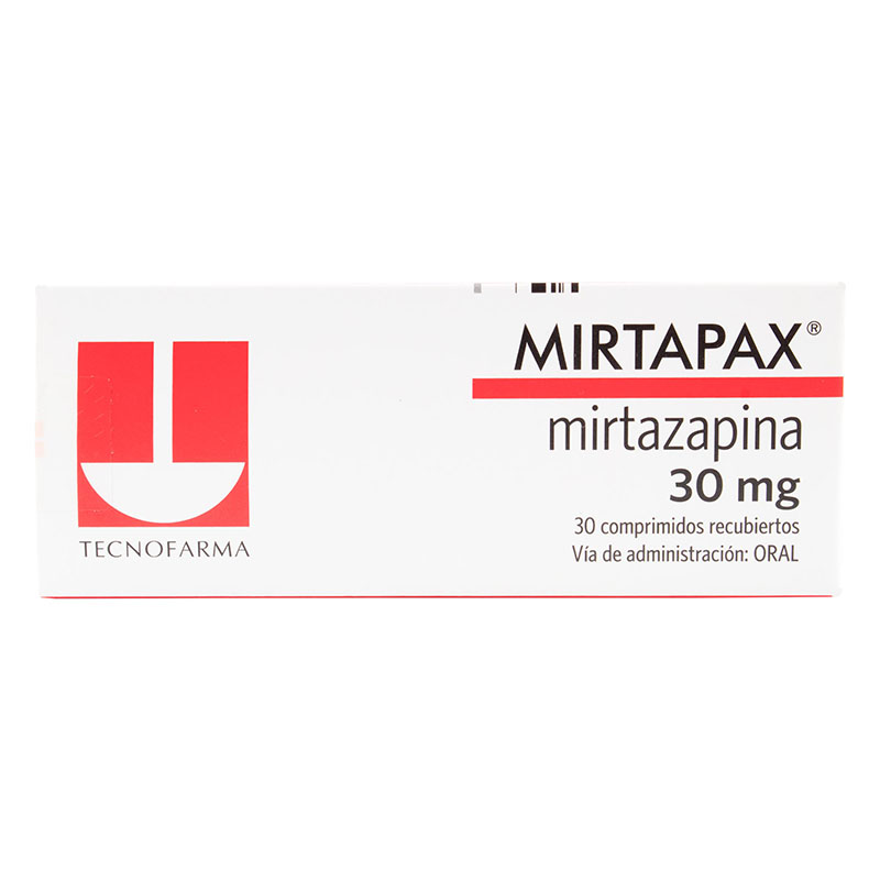Mirtapax 30 Mg 30 Comprimidos (A)(M)13545(Pae) – Droguería Sanigi