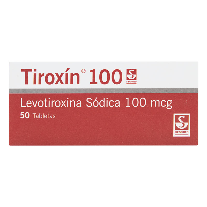 Tiroxin 100 Mcg 50 Tabletas – Drogueria Sanigi
