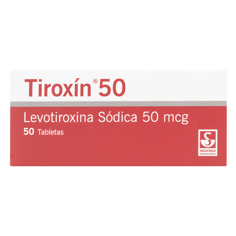 Tiroxin 50 Mg 50 Tabletas – Droguería Sanigi